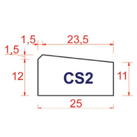 BORDURE DE CANIVEAU CS2 - Négoguide