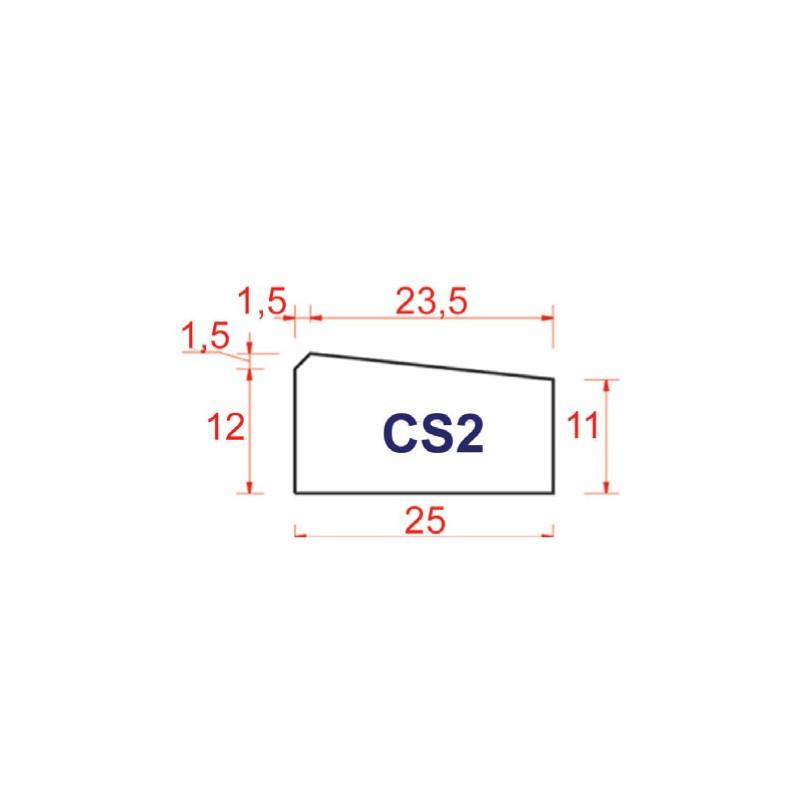 BORDURE DE CANIVEAU CS2 - Négoguide